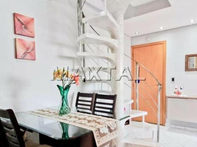 Cobertura duplex 103m² venda na Parada Inglesa, 2 dormitórios, 3 banheiros e 2 vagas