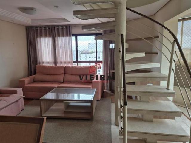 Cobertura duplex 290 m² 4 garagens, aceita permuta
