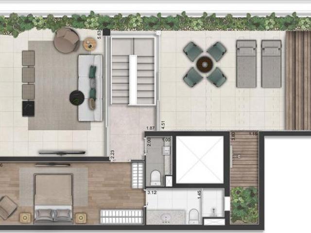 Cobertura duplex, 300,08 m², entrega em janeiro/26, em Vila Madalena