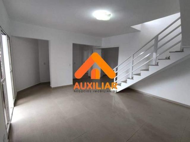 Cobertura Duplex, 3 dormitórios, 3 vagas de garagem, Ponta da Praia, Santos