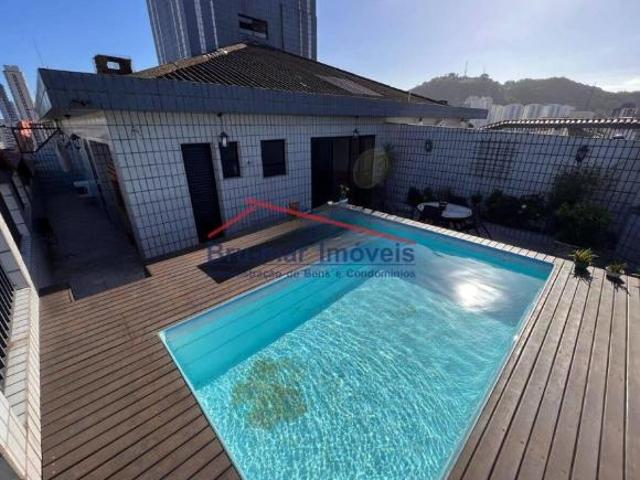 Cobertura duplex, 3 dormitórios 1 suíte, Campo Grande, 2 vagas, piscina