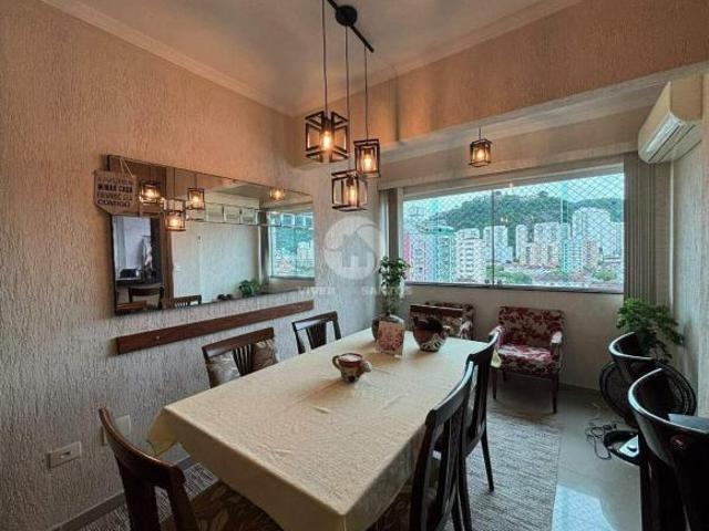 Cobertura Duplex 3 quartos, 1 suíte e 2 vagas no Campo Grande Santos/SP