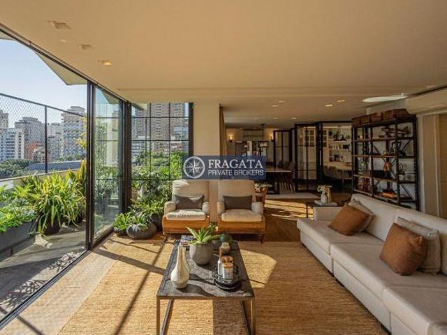 Cobertura Duplex 430m², com Vista Eterna para o Clube Pinheiros no Jardim Europa