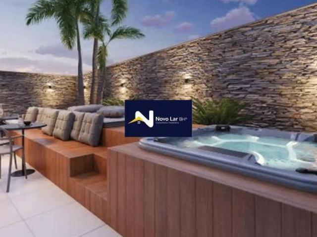 Cobertura duplex 99,42m², 3 quartos, suíte, 1 vaga no Barreiro de Cima