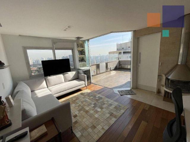 Cobertura em Campo Belo, São Paulo/SP de 121m² 3 quartos à venda por R$ 1.329.000,00