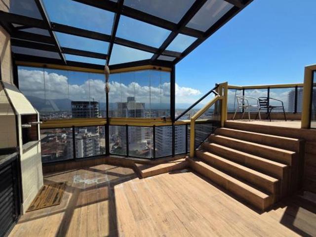 Cobertura em Campo da Aviação, Praia Grande/SP de 150m² 3 quartos à venda por R$ 1.251.000,00