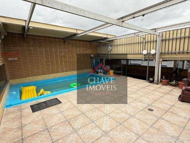 Cobertura em Centro, São Vicente/SP de 350m² 3 quartos à venda por R$ 1.299.900,00