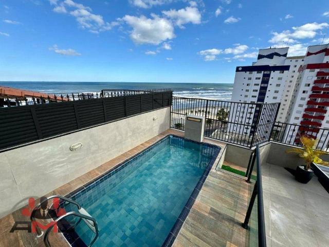 Cobertura em Cidade Ocian, Praia Grande/SP de 203m² 3 quartos à venda por R$ 849.000,00