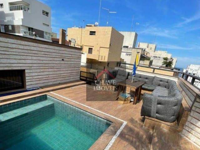 Cobertura em Aparecida, Santos/SP de 197m² 3 quartos à venda por R$ 1.889.000,00