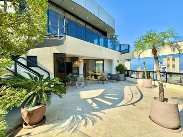 Cobertura em Balneário Cidade Atlântica, Guarujá/SP de 280m² 3 quartos à venda por R$ 2.500.000,00
