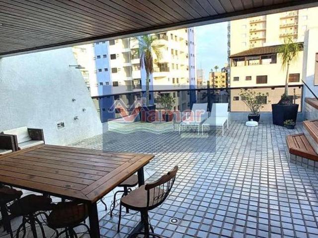 Cobertura em Balneário Cidade Atlântica, Guarujá/SP de 200m² 3 quartos à venda por R$ 950.000,00
