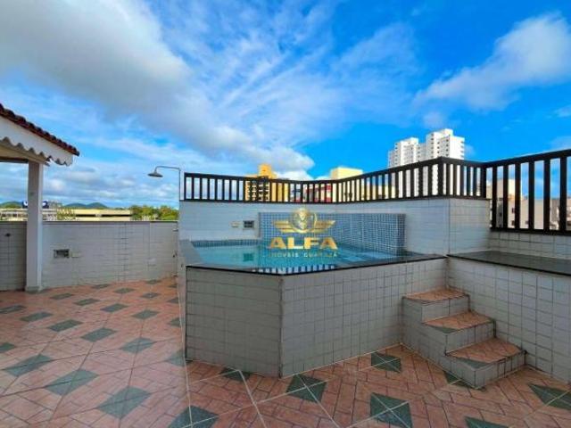 Cobertura em Balneário Guarujá, Guarujá/SP de 136m² 3 quartos à venda por R$ 580.000,00