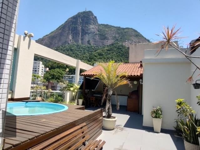 Cobertura em Humaitá, Rio de Janeiro/RJ de 172m² 2 quartos à venda por R$ 2.100.000,00 ou para locação R$ 10.000,00/mes