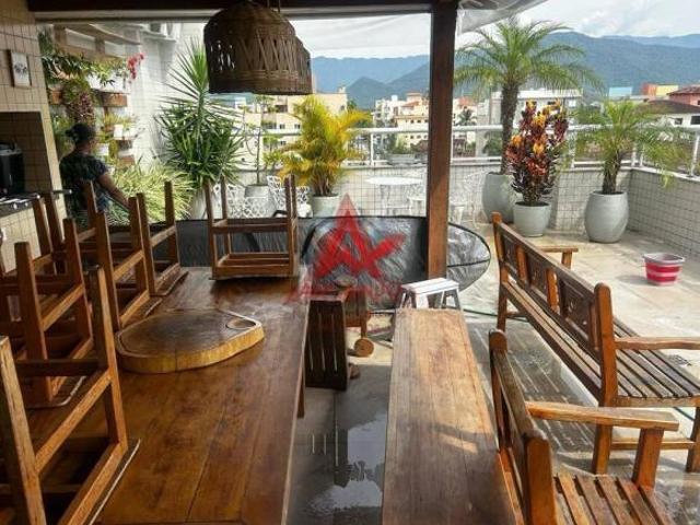Cobertura em Itaguá, Ubatuba/SP de 168m² 3 quartos à venda por R$ 1.700.000,00