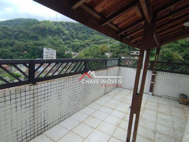 Cobertura em José Menino, Santos/SP de 108m² 2 quartos à venda por R$ 579.900,00