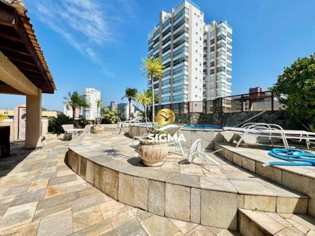 Cobertura em Jardim das Conchas, Guarujá/SP de 292m² 4 quartos à venda por R$ 1.600.000,00