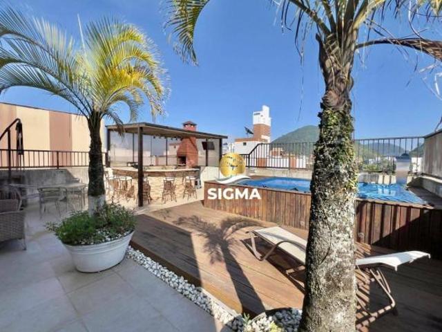 Cobertura em Jardim São Miguel, Guarujá/SP de 120m² 2 quartos à venda por R$ 650.000,00