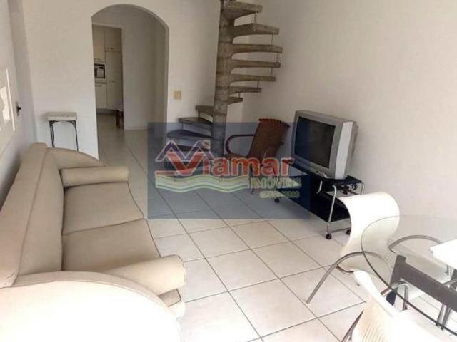 Cobertura em Jardim Três Marias, Guarujá/SP de 150m² 2 quartos à venda por R$ 530.000,00