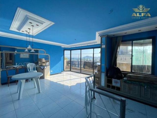 Cobertura em Jardim Três Marias, Guarujá/SP de 339m² 3 quartos à venda por R$ 1.600.000,00