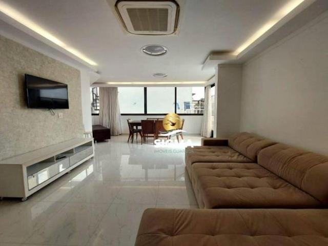 Cobertura em Loteamento João Batista Julião, Guarujá/SP de 164m² 3 quartos à venda por R$ 910.000,00