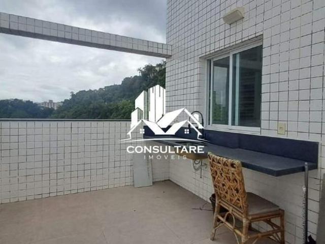 Cobertura em Marapé, Santos/SP de 162m² 3 quartos à venda por R$ 1.699.900,00
