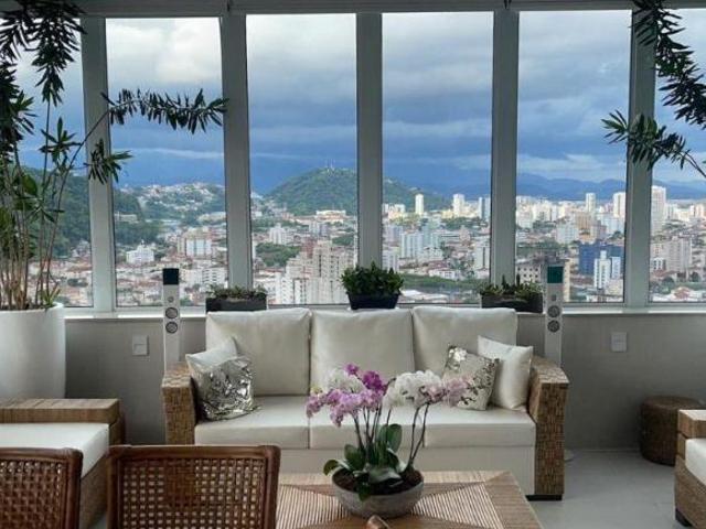 Cobertura em Marapé, Santos/SP de 300m² 4 quartos à venda por R$ 4.500.000,00