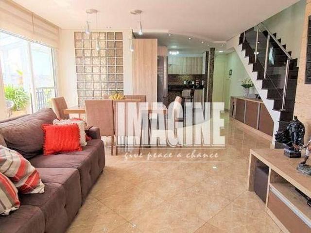 Cobertura em Sítio da Figueira, São Paulo/SP de 136m² 3 quartos à venda por R$ 1.250.000,00