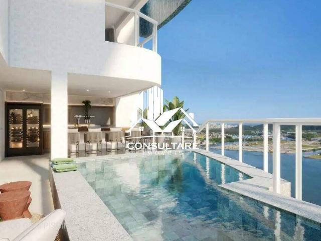 Cobertura em Ponta da Praia, Santos/SP de 302m² 3 quartos à venda por R$ 6.095.100,00