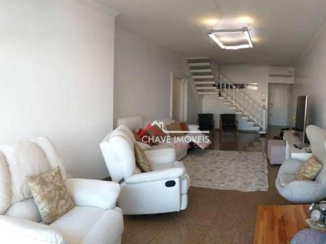 Cobertura em Ponta da Praia, Santos/SP de 311m² 3 quartos à venda por R$ 2.200.000,00