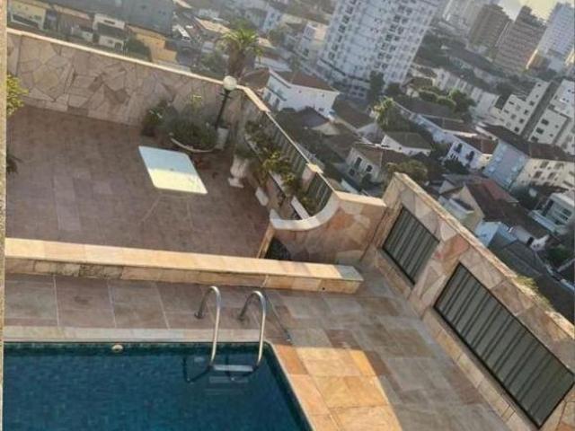 Cobertura em Ponta da Praia, Santos/SP de 361m² 4 quartos à venda por R$ 3.473.000,00