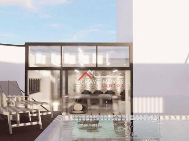 Cobertura em Ponta da Praia, Santos/SP de 370m² 4 quartos à venda por R$ 4.290.000,00