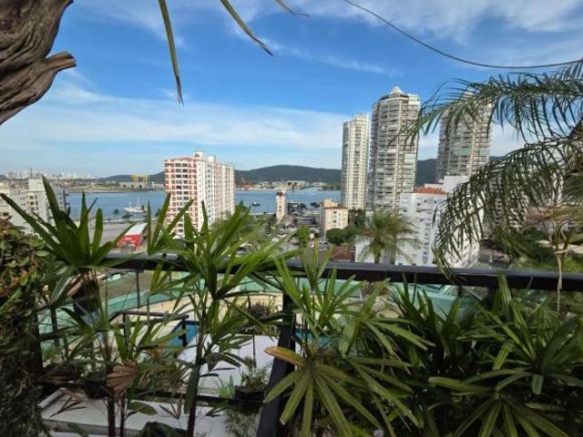 Cobertura em Ponta da Praia, Santos/SP de 492m² 6 quartos à venda por R$ 3.200.000,00