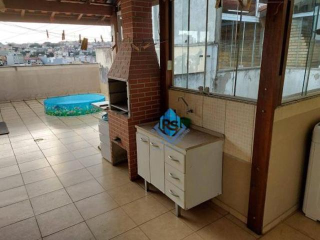 Cobertura em Vila Tibiriçá, Santo André/SP de 102m² 2 quartos à venda por R$ 362.000,00