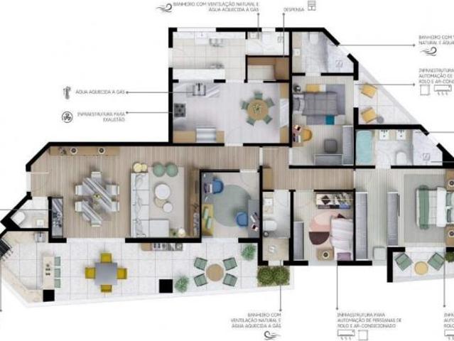 Cobertura em Vila Augusta, Guarulhos/SP de 304m² 4 quartos à venda por R$ 3.850.000,00
