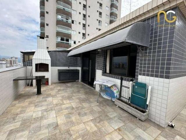 Cobertura em Vila Guilhermina, Praia Grande/SP de 180m² 3 quartos à venda por R$ 900.000,00