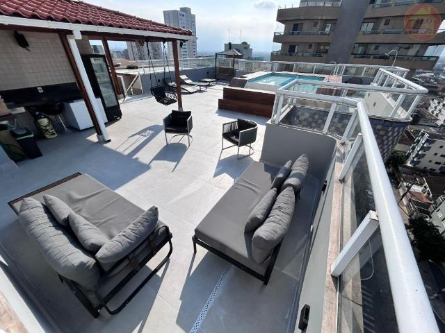 Cobertura em Vila Guilhermina, Praia Grande/SP de 250m² 3 quartos à venda por R$ 1.399.000,00