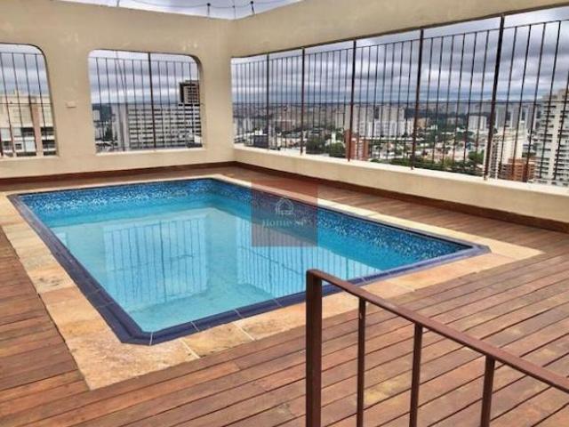 Cobertura espetacular à venda no Alto da Boa Vista com piscina e churrasqueira