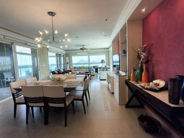 Cobertura excepcional, frontal, com 4 suítes e 403m² na Riviera