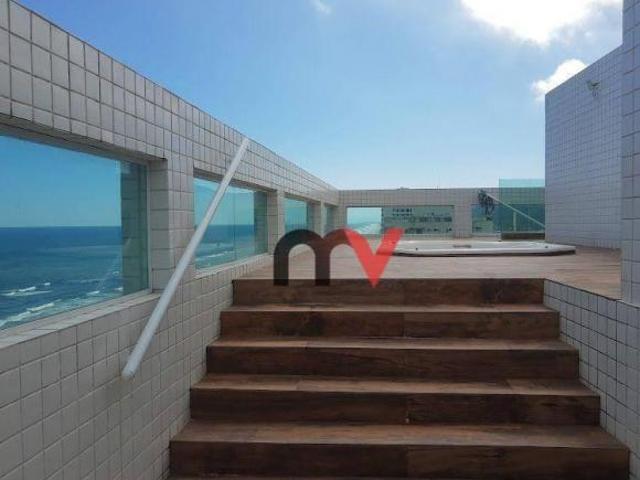 Cobertura Frente Mar Total com 3 dormitórios à venda, 240 m² por R$ 1.100.000 Balneário Flórida