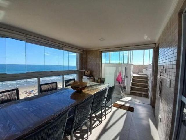 Cobertura 3 suítes com Vista Mar, Varanda Gourmet e Piscina — Praia Grande Aviação