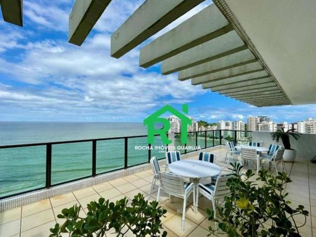 Cobertura frente mar com 5 quartos 5 suítes, 4 vagas e lazer privativo à venda em Jardim Astúrias
