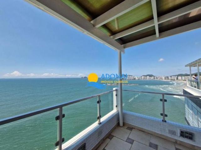 Cobertura frente mar com lazer — Pitangueiras — Guarujá