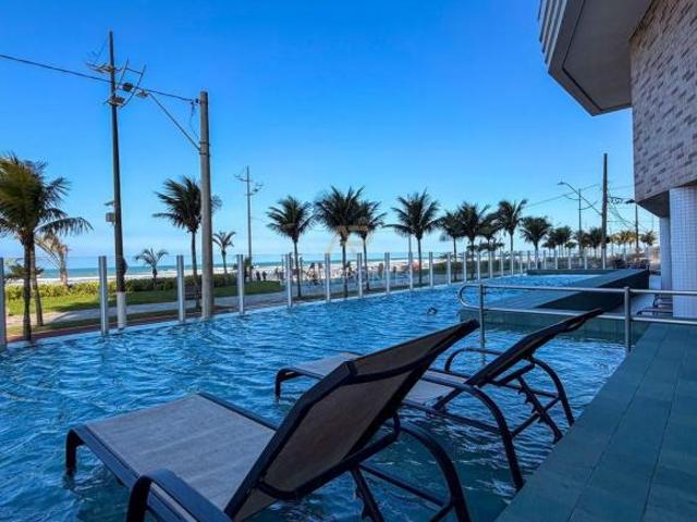 COBERTURA FRENTE MAR EM PRAIA GRANDE, LAZER COMPLETO, PISCINA FRENTE MAR