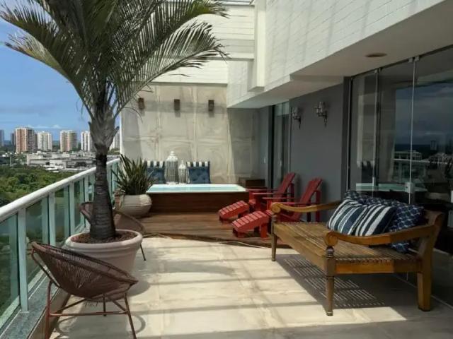 Cobertura linear locação mobiliada | excellence península – barra da tijuca