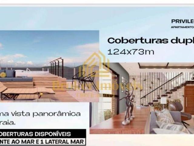 COBERTURA LUXUOSA, FRENTE MAR, NO EDIFÍCIO PRIVILEGED VIEW, NA MARTIM DE SÁ EM CARAGUATATUBA SP