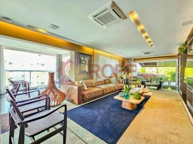 Cobertura Mobiliada Campo Belo 423m² 4 quartos, 4 suites, Piscina Privativa