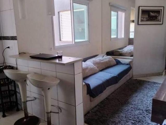 Cobertura mobiliada com 2 quartos em Santo André Do Estádio – 88 m² internos Porteira fechada