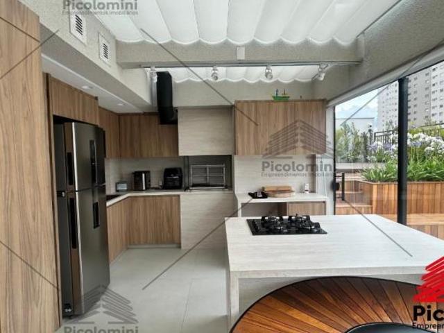 Cobertura Mooca Nova,3 suítes com armários,ar condicionado,3 salas,varanda gourmet,cozinha,a com e