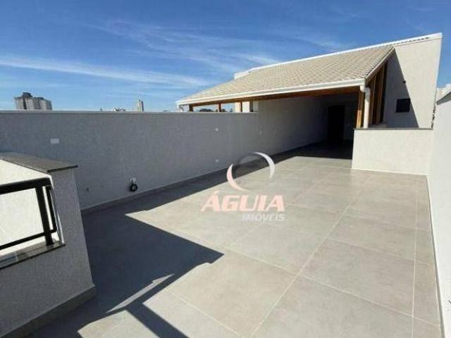 Cobertura NOVA com 3 dormitórios à venda, 70 m² + 70 m² por R$ 799.000 Vila Pires Santo André/SP