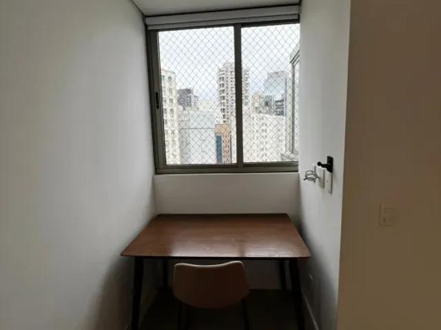 Cobertura nova mobiliada